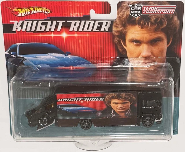 CUSTOM HOT WHEELS FIREBIRD Team Transport Knight Rider Flat Bed Tow ...