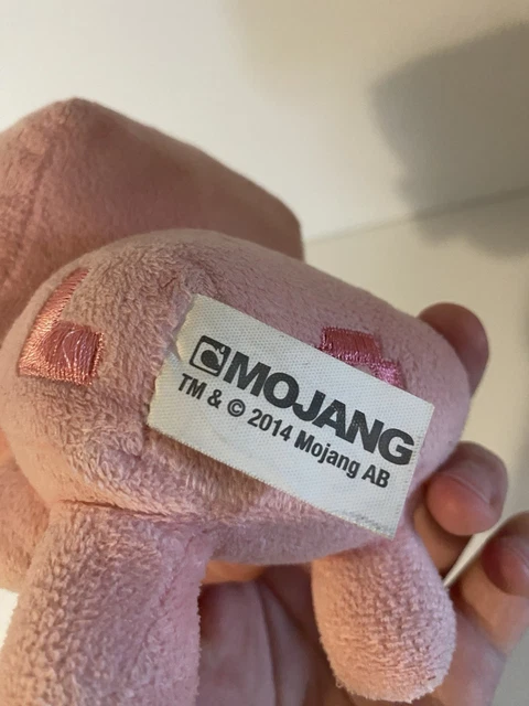 MOJANG MINECRAFT PIG Plush Soft Toy 2014 Collectable £4.99 - PicClick UK