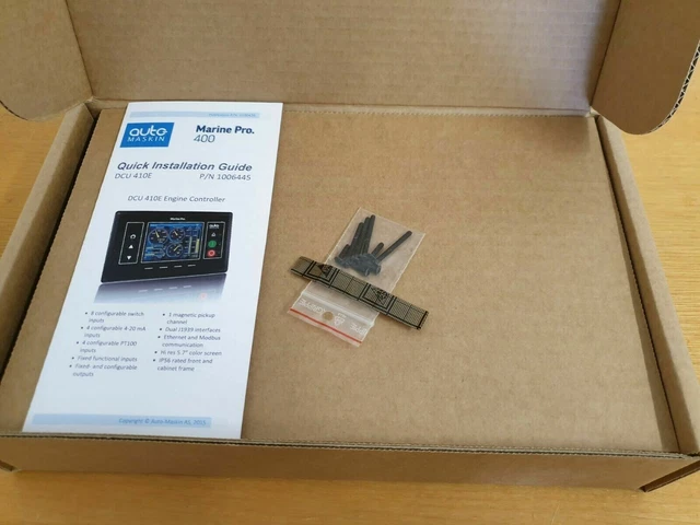 AUTO MASKIN DCU 410E Marine Pro 400 Series Engine Controller Panel _1,5 ...