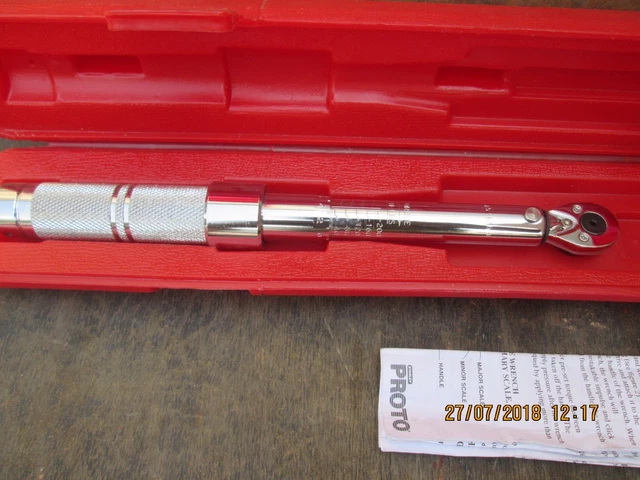 3 8 PROTO 6064C TORQUE WRENCH UNUSED 5 to 23.7 Nm MADE IN USA 84.00 PicClick UK