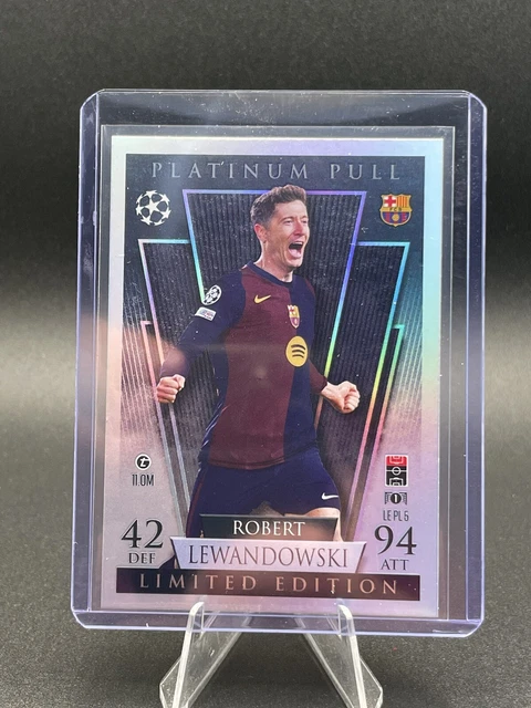 PLATINUM PULL ROBERT Lewandowski Match Attax 2024/2025 Barcelona 24/25 # LEPL5 £8.99 - PicClick UK