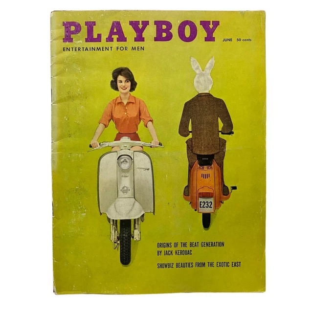 VTG PLAYBOY MAGAZINE June 1959 Marilyn Hanold w Centerfold No Label £37 ...