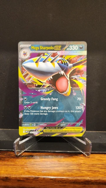 MEGA SHARPEDO EX - 061/094 Phantasmal Flames Ultra Rare Pokemon Card £2 ...