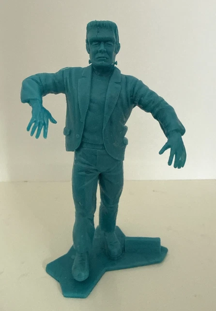 RARE BLUE VINTAGE 1960'S Marx Monster 6" Figure Frankenstein Monster £ ...