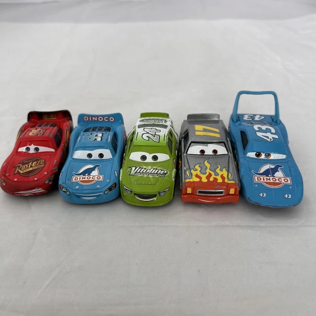 DISNEY PIXAR CARS Rusteze Fabulous Lightning McQueen Mattel Car Diecast ...