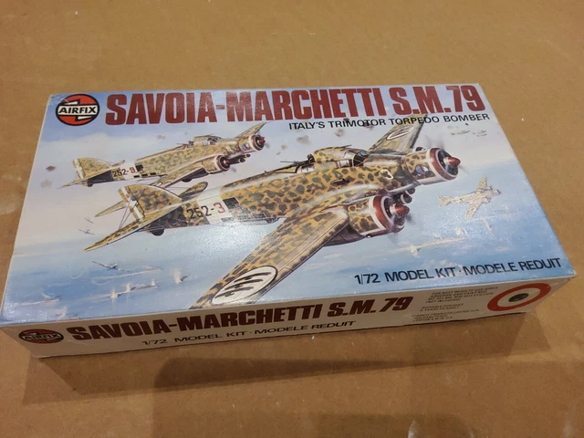 75 AIRFIX SAVOIA-MARCHETTI S.M.79 04007-3 Kit Series 4 1:72 Parts ...