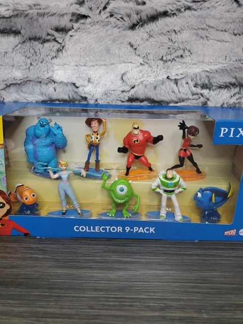 DISNEY PIXAR COLLECTOR 9-Pack Figures Toy Story Monsters Inc Nemo ...