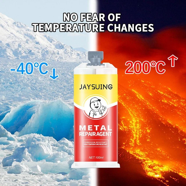 METAL REPAIR PASTE Metal Cold Welding Industrial Glue DIY Home Repair ...