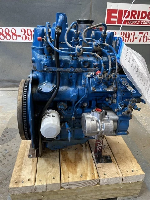 FORD 3 CYLINDER Diesel Engine from Ford 1210 Tractor Stock # 10570 ...