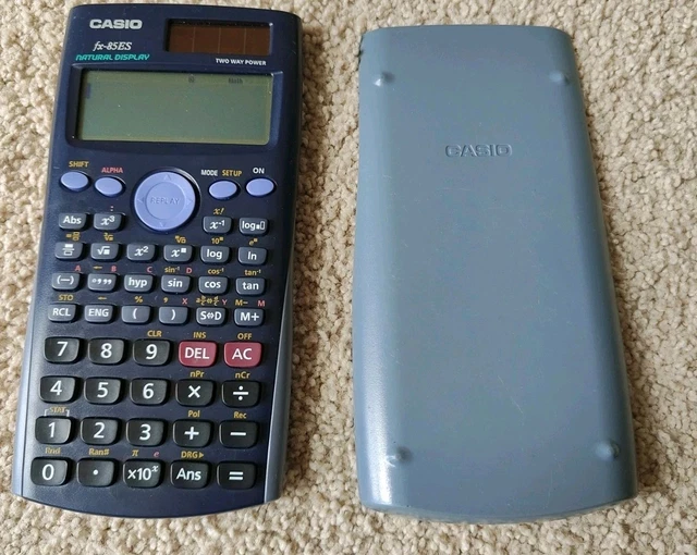 CASIO FX-85ES SCIENTIFIC Calculator With Case Fully Working Two Way ...