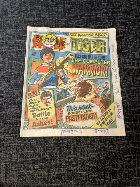 EAGLE AND TIGER Comic - 8 June 1985 - with Weetabix Badge £6.99 ...
