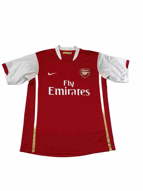 MENS NIKE ARSENAL Home football shirt 2006 - 2008 Size M £20.00 ...