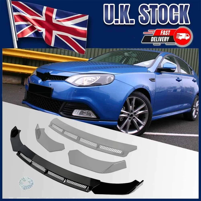 GLOSSY FRONT BUMPER Spoiler Lip Body Kit Splitter For MG MG3 MG4 MG5 ...