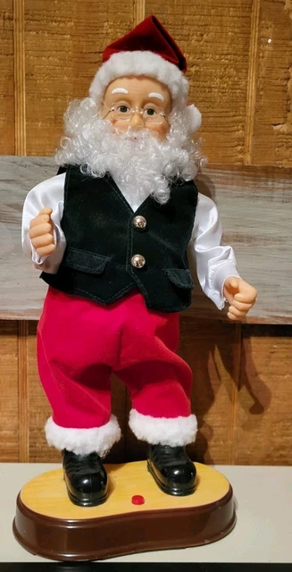 VTG GEMMY HIP Swinging Santa Singing Santa Claus is Coming to Town Box ...