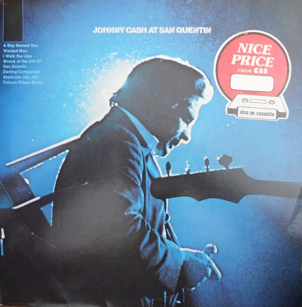 JOHNNY CAS - At San Quentin - Used Vinyl Record - M34z £23.97 - PicClick UK