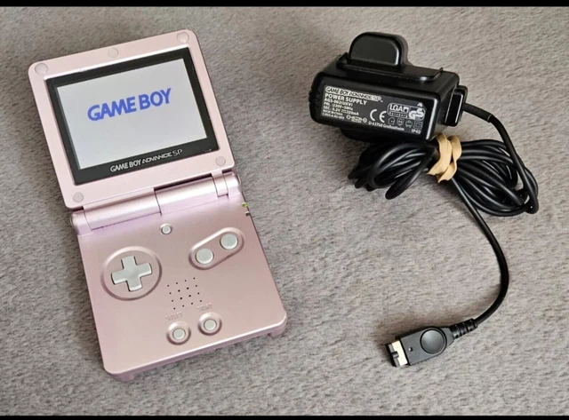 ORIGINAL AND GENUINE Nintendo Gameboy Advance SP AGS 101 Console In Pearl Pink £204.99 - PicClick UK