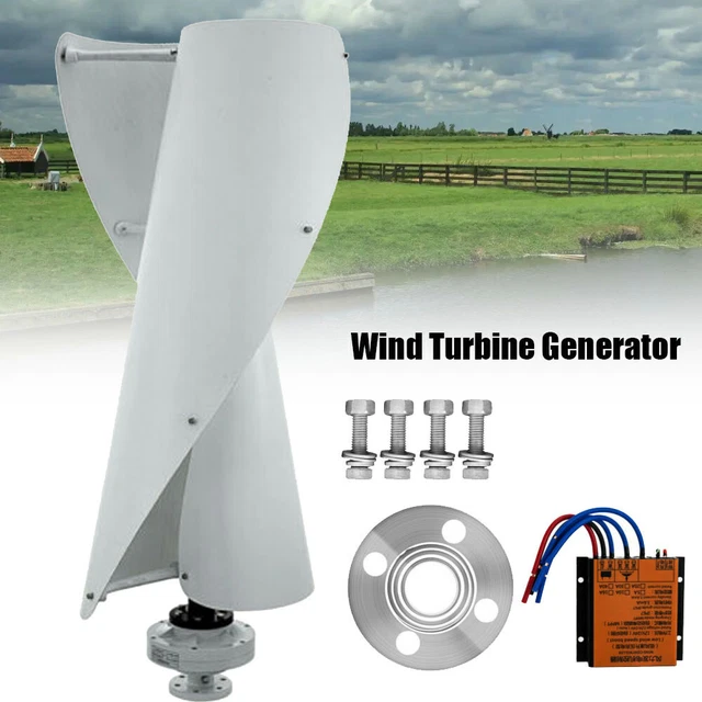 HELIX MAGLEV VERTICAL Axis Wind Power Turbine Generator Controller ...