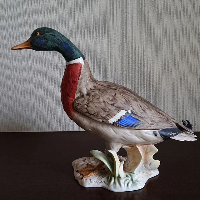 RARE VINTAGE GOEBEL Duck Porcelain Figurine H11in made in Germany £305. ...
