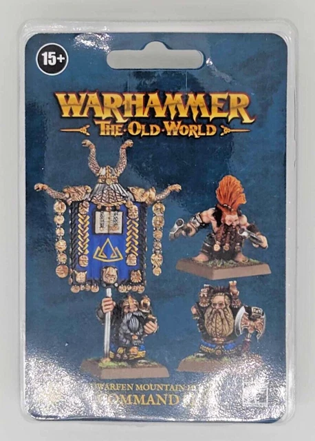 DWARF COMMAND SET - Dwarfen Mountain Holds - Expert Kit Warhammer The ...