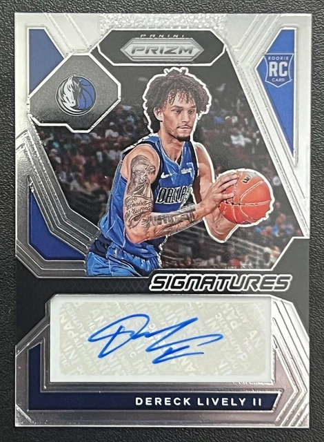 23-24 PANINI PRIZM Pallacanestro Derek Lively Auto Rookie Dallas ...