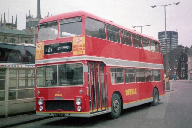 BUS PHOTO - Ribble 1987 OCK987K Bristol VRT ECW in Blackburn £1.96 ...