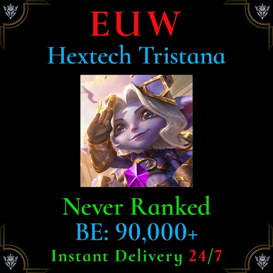 EUW LOL ACC League of Legends Smurf Prestige Hextech Tristana Mythic ...