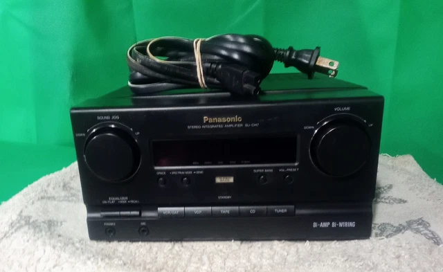VINTAGE PANASONIC INTEGRATED Amplifier Model No. SU-CH7 Tested Working ...