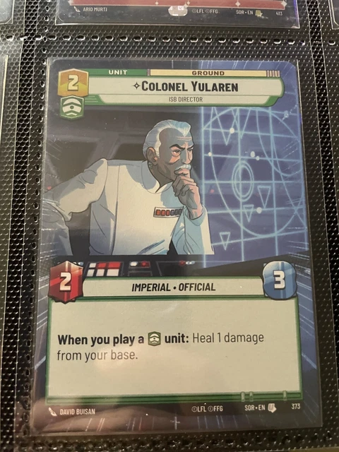 STAR WARS UNLIMITED : Colonel Yularen - ISB Director (Hyperspace ...