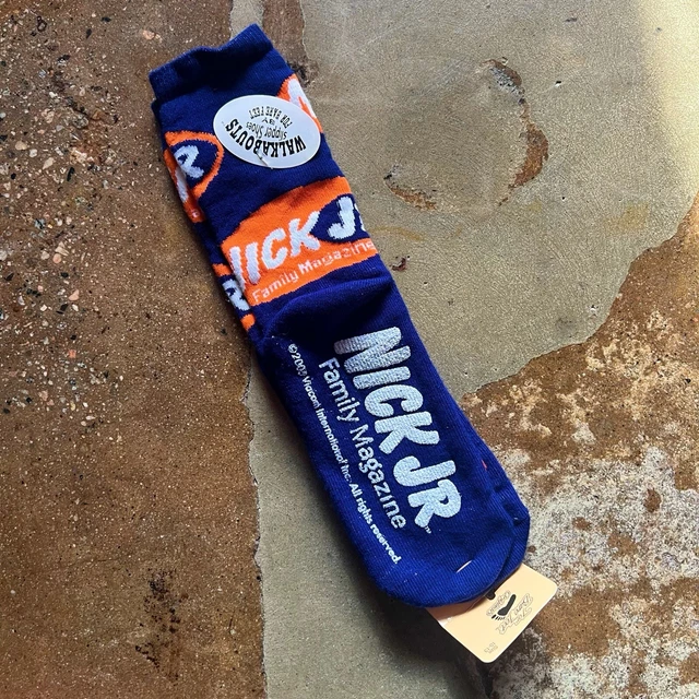 VINTAGE NICKELODEON NICK Jr Walkabouts Socks Y2K Deadstock Made In USA ...