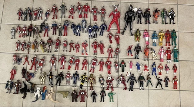 ULTRAMAN KAMEN RIDER Super Sentai Vinyl Figures Set 122 Figures 39 ...