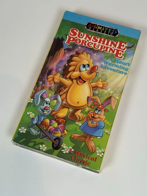 RARE PORCUPINE ANIMATED Musical Classic VHS Video 1990, Free Shipping ...