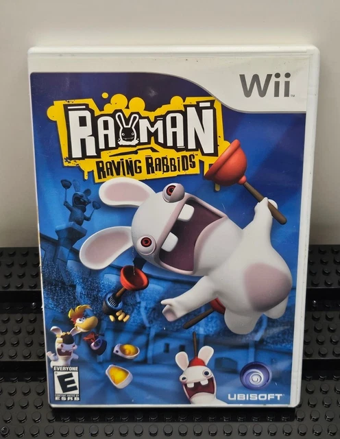 RAYMAN RAVING RABBIDS (Nintendo Wii 2006) Complete w Manual CIB Tested ...