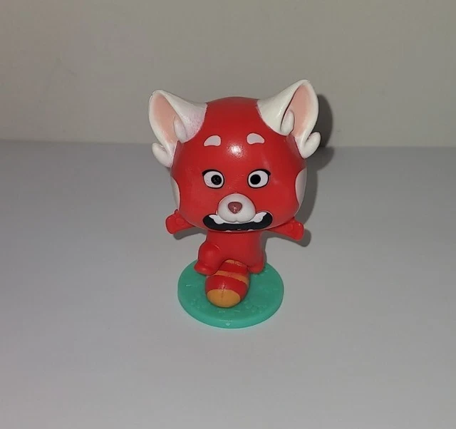 DISNEY PIXAR TURNING RED Mini Figure Red Panda Mei EXCITED Collectible ...
