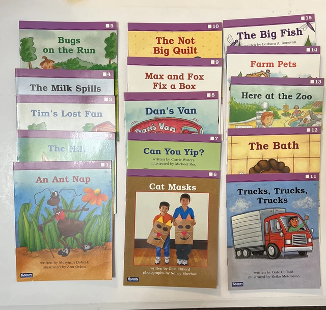 SAXON PHONICS AND spelling K, kindergarten LEVEL B, 15 Readers ...