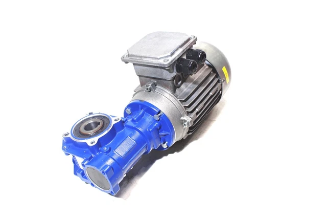 UNIDRIVE IN71A4 ELECTRIC Motor 0,3kW 1660rpm + Motovario SW050 Gearbox ...