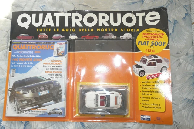 MODELLINO FIAT 500 F quattroruote collection 1/24 car toys EUR 60,00 ...