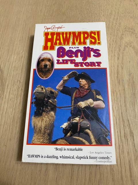 HAWMPS PLUS BENJI'S Life Story VHS Tape Family Fun Movie Cute Dog £4.44 ...