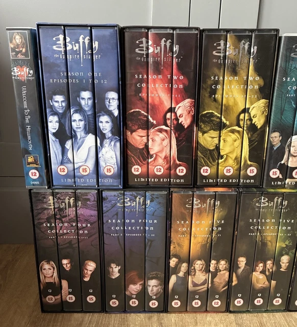 BUFFY THE VAMPIRE Slayer Video VHS Box Sets Season One To Five & Extras ...