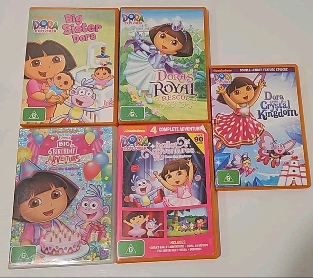 DORA THE EXPLORER Set of 5 DVDs Nickelodeon Children Kids Region 4 Lot ...