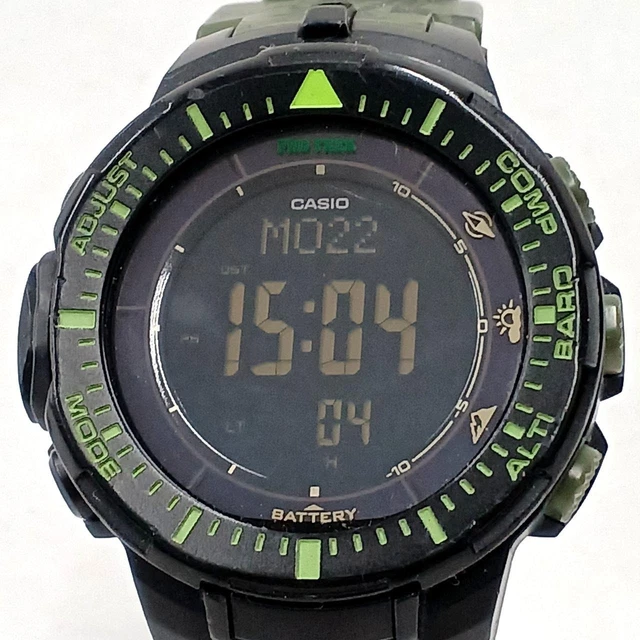 CASIO PROTREK PRO TREK PRG-300CM men Quartz Watch Japan -Rank B £137.45 ...