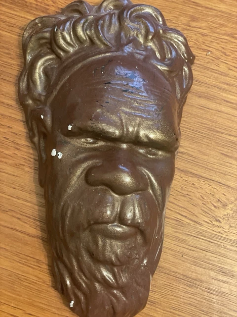 ANTIQUE:CERAMIC ABORIGINAL MAN Face Mask: Rare: $135 : Free Postage ...