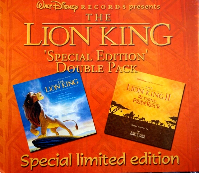 THE LION KING - Special Edition Double Pack, 2 Disc Set - CD, VG $28.00 ...