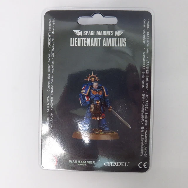 WARHAMMER 40K LIEUTENANT Amulius Space Marines - New Unassembled BNIB ...