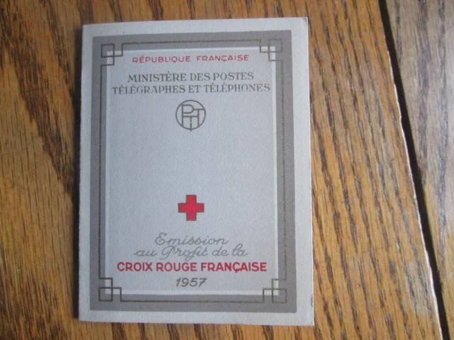TIMBRES FRANCE CARNET Croix Rouge 1957 EUR 18,00 - PicClick FR