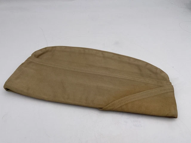 ORIGINAL AMERICAN TAN Garrison Cap, Army Air Corps Piping, Size 6 7/8 £ ...