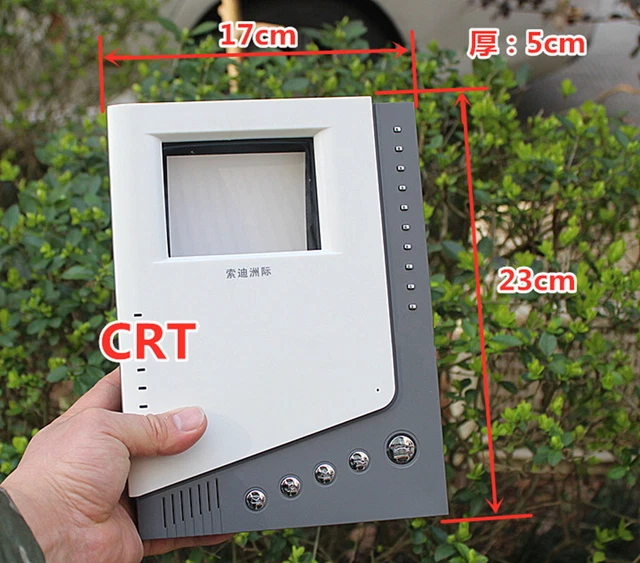 BLACK WHITE MICRO 4" CRT Display Monitor CRT Screen Electronic Picture ...