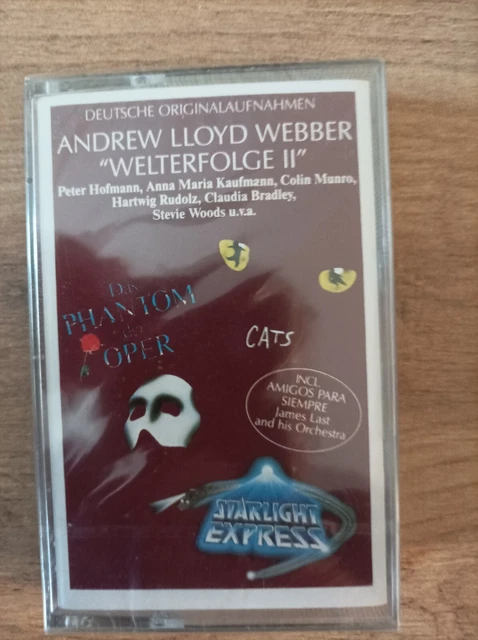 ANDREW LLOYD WEBBER-WELTERFOLGE II-MC-Musikkkasette-Tape-Cassetten EUR ...