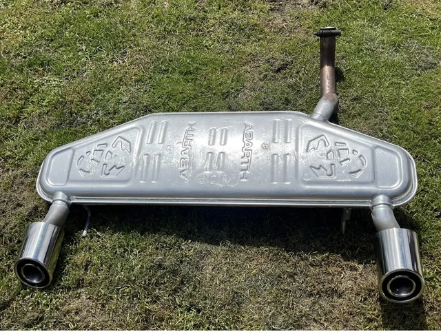 GENUINE FIAT 500 Abarth 595 Rear Exhaust Back Box Section £250.00 ...