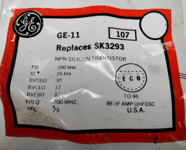 *NOS* 11 NPN-GE-SILICON Transistor* $7.95 - PicClick