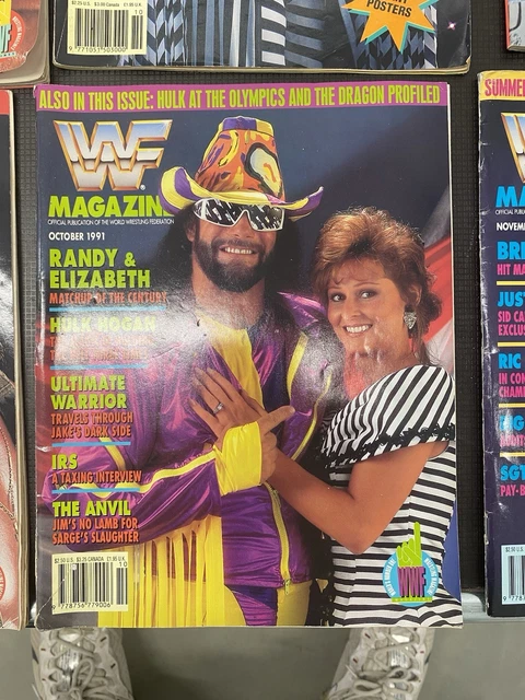 WWF MAGAZINE OCTOBER 1991 Wrestling Macho Man Randy Savage with ...